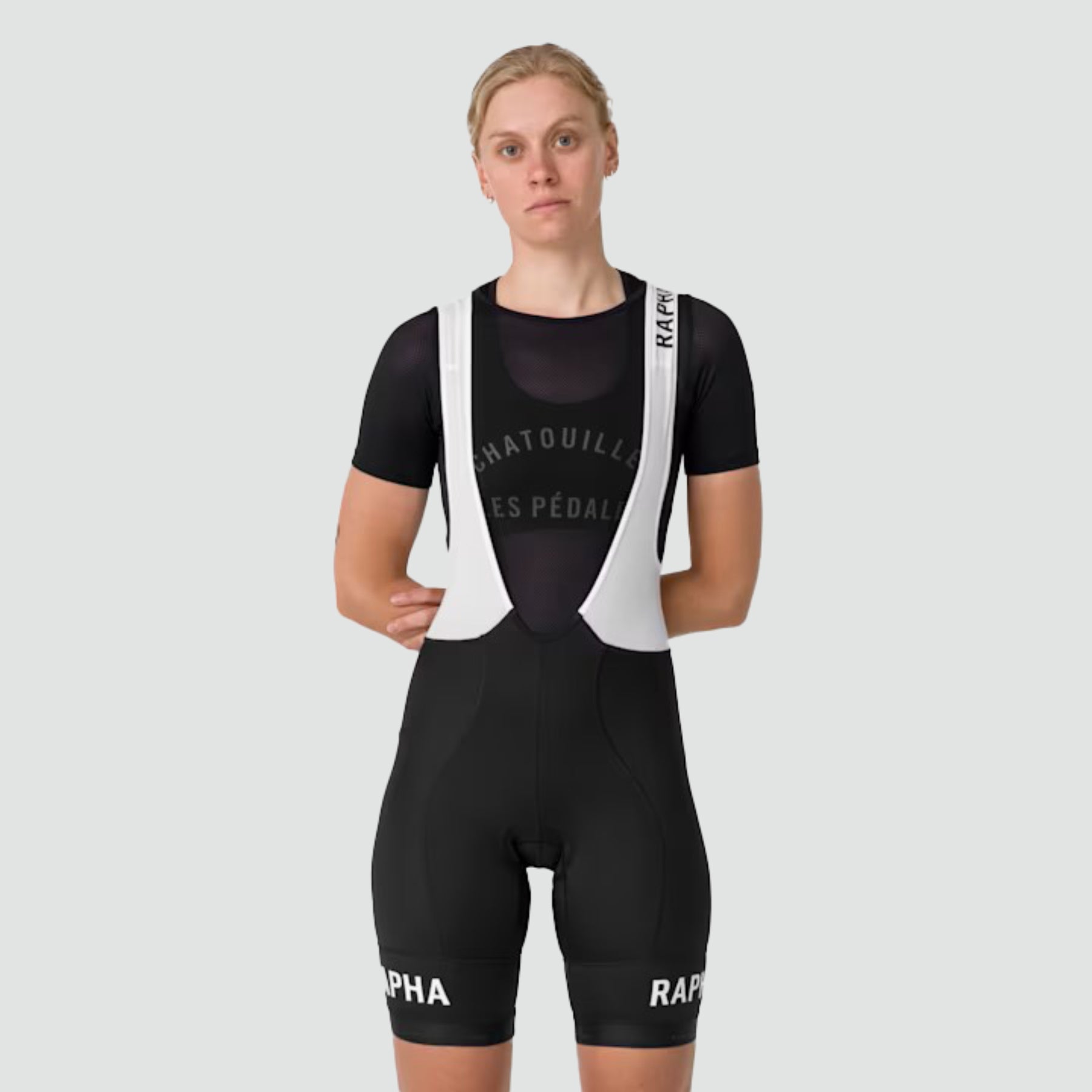 Rapha Women's Pro Team Training Bib Shorts - Black/White – Le Club