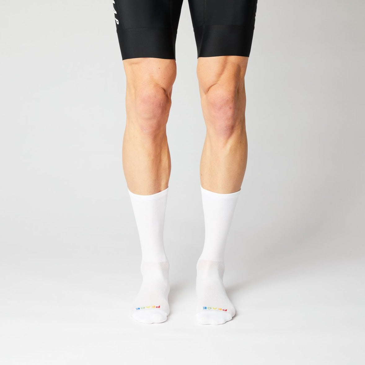FINGERSCROSSED Rolling Harmony Socks - White – Le Club