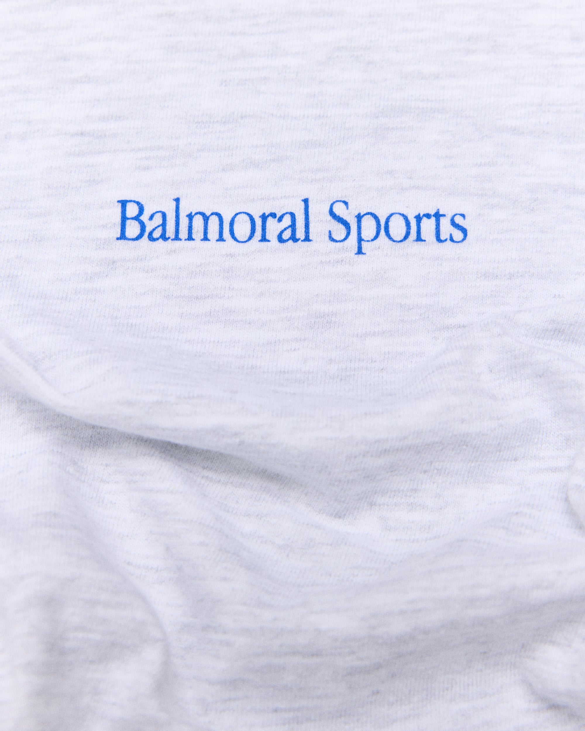 Balmoral Means T-Shirt - Ash Grey / Blue – Le Club