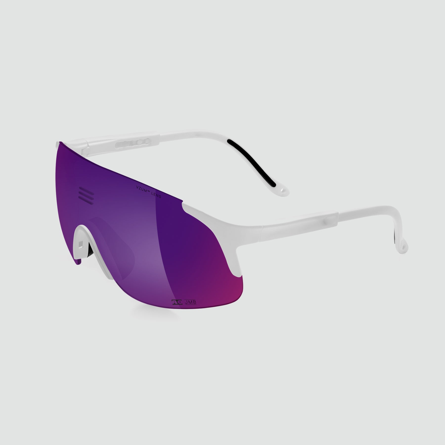 Alba Optics Jumbo Sunglasses - White VZUM™ Plasma – Le Club