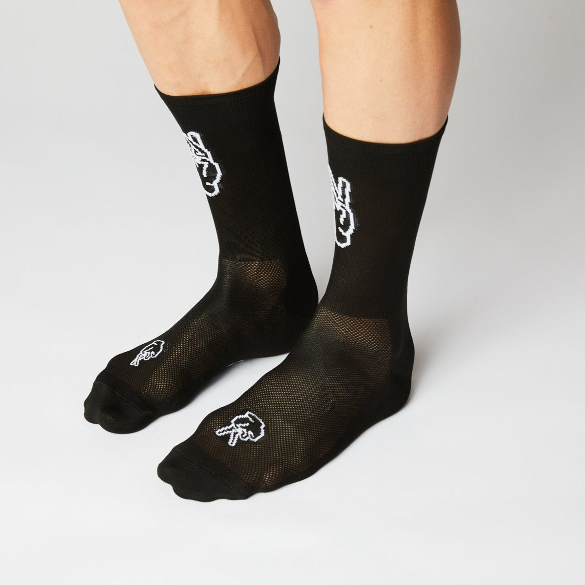 FINGERSCROSSED Rolling Harmony Socks - Black – Le Club